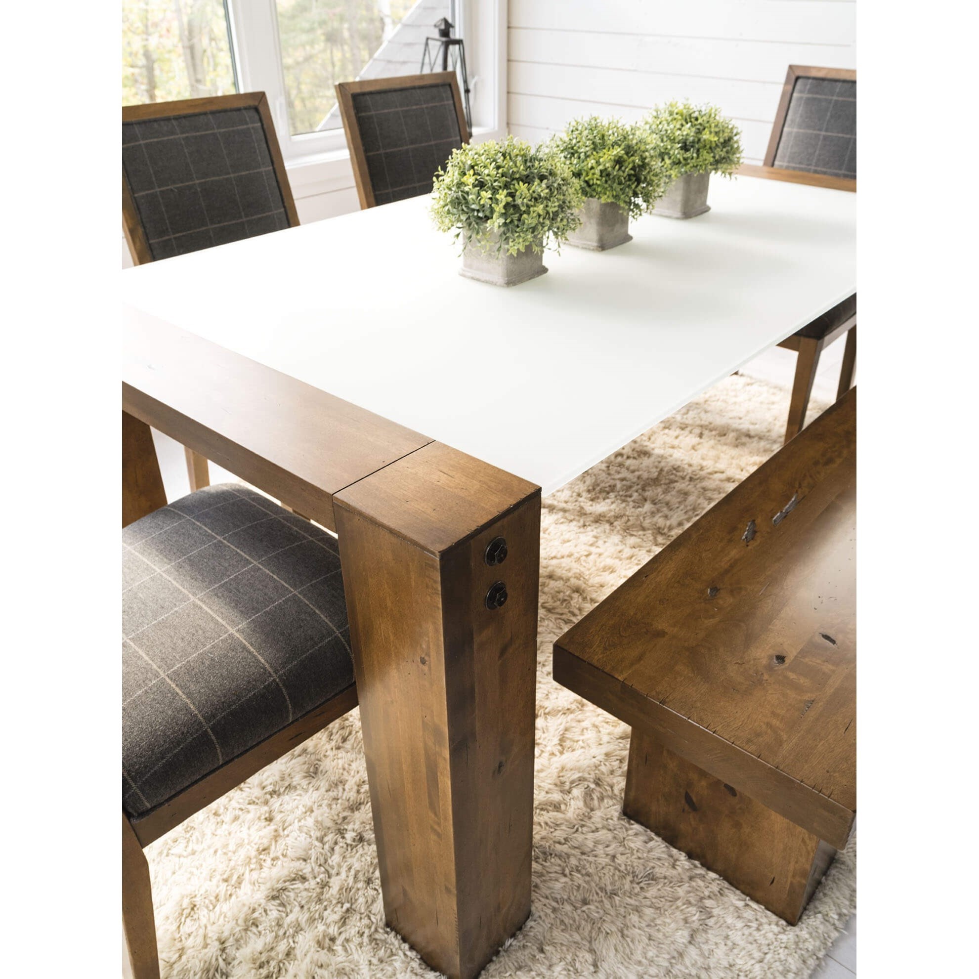 Canadel Loft GRE04072WH03RLNNF Customizable Rectangular Dining Table | Belfort Furniture | Table ...